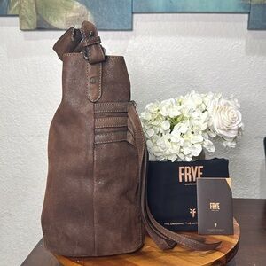 Frye | Bags | Frye Brooke Suede Hobo Bag In Cognac Nwt | Poshmark
